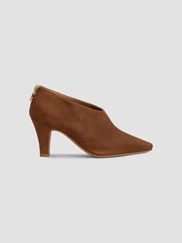 POLLINI Muse Suede Ankle Booties