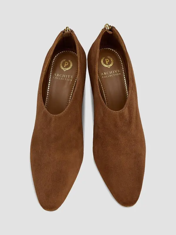 POLLINI Muse Suede Ankle Booties