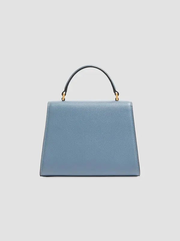 Valentino Garavani Small Vsling Grainy Calfskin Handbag - Stone
