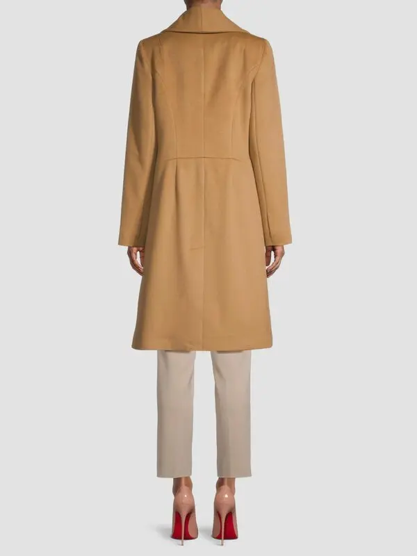Sofia Cashmere Wool-blend Coat - Camel