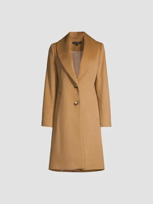 Sofia Cashmere Wool-blend Coat - Camel