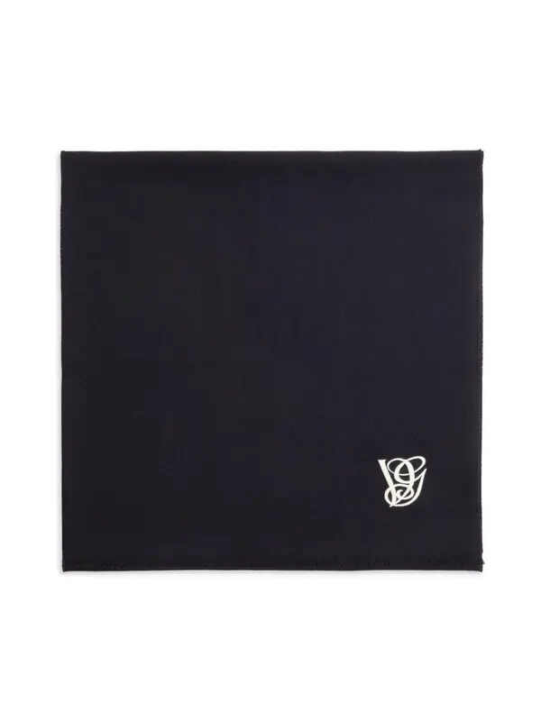 Valentino Garavani Wool Scarf With Embroidery