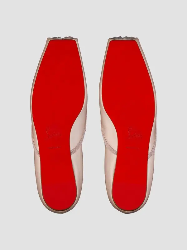 CHRISTIAN LOUBOUTIN Cassiasticina Satin Ballerinas