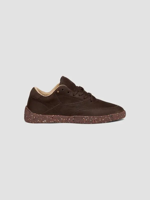 Gabriela Hearst Ohio Low-top Leather Sneakers - Dark Chocolate