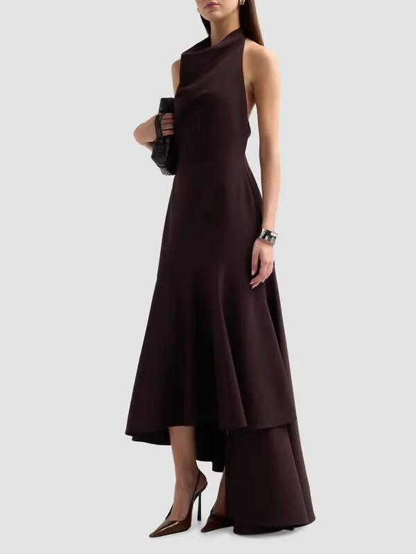 MILLY Jade Cady Halterneck Maxi Dress