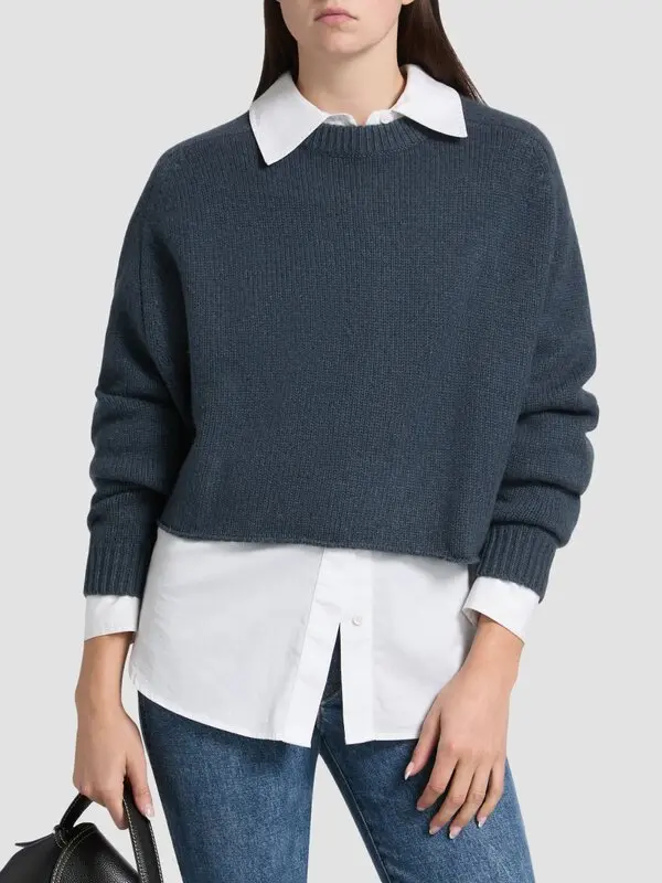 LISA YANG Cashmere Crop Sweater
