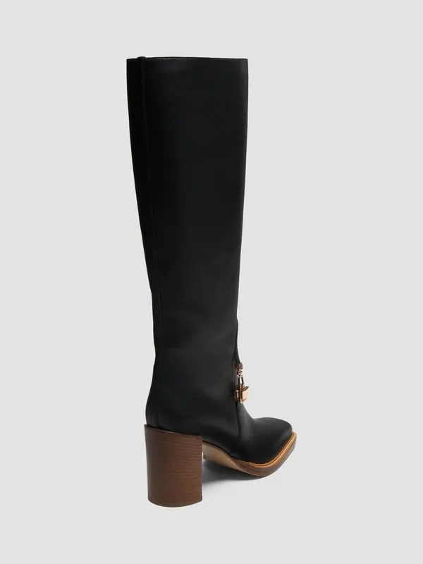 Gabriela Hearst Nina Clasp 80mm Leather Boots