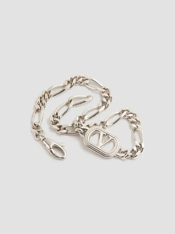 Valentino Garavani Ovalette Metal Bracelet - Transparent