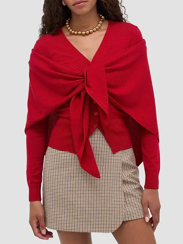 Hill House Home The Amal Cardigan - Red