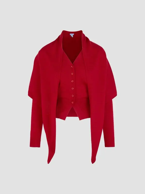 Hill House Home The Amal Cardigan - Red