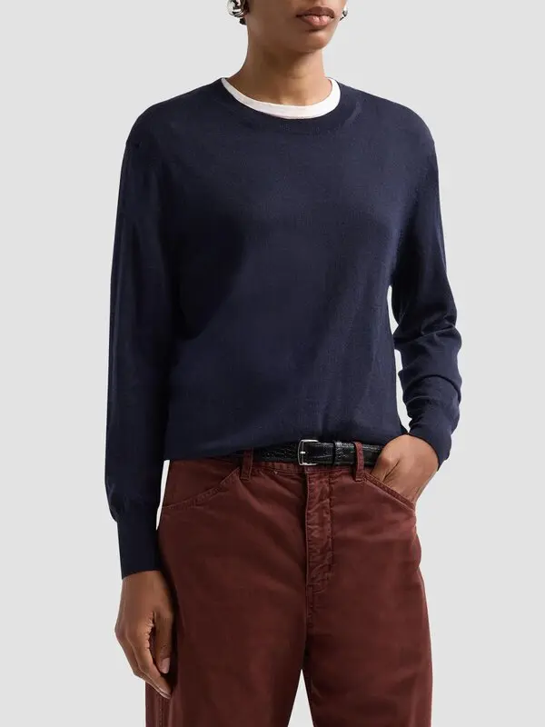 NILI LOTAN Verit Cashmere-silk Sweater