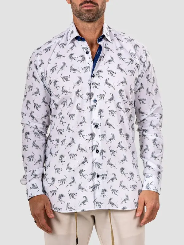 MACEOO Fibonacci Marthyr Cheetah Shirt