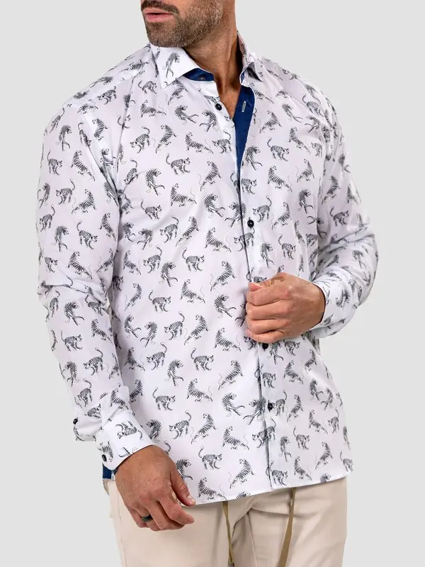 MACEOO Fibonacci Marthyr Cheetah Shirt