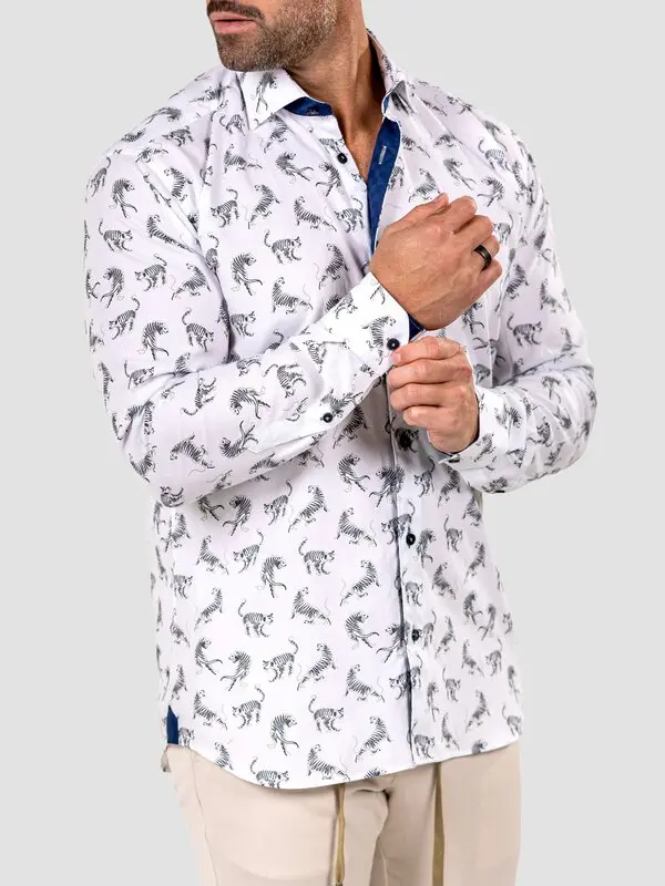 MACEOO Fibonacci Marthyr Cheetah Shirt