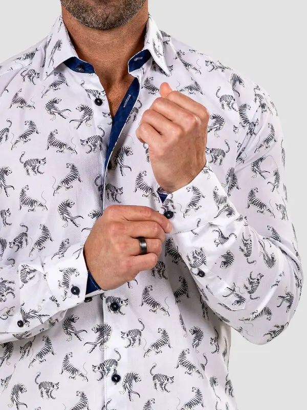 MACEOO Fibonacci Marthyr Cheetah Shirt