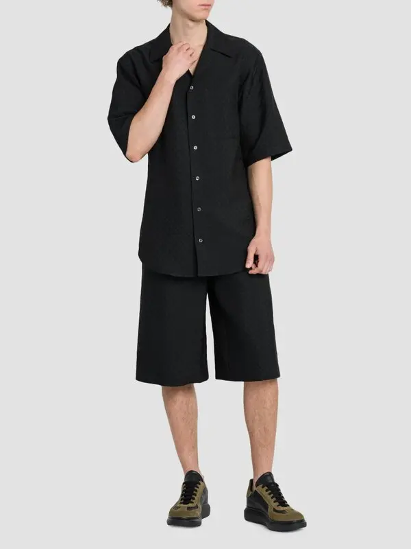Alexander McQueen Skull Jacquard Shorts