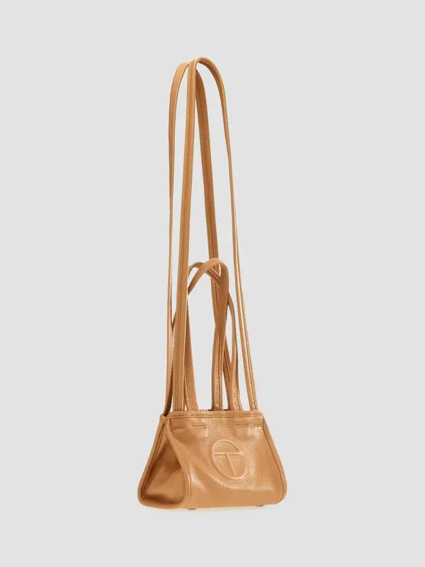 TELFAR Small Carry Logo Leather Bag