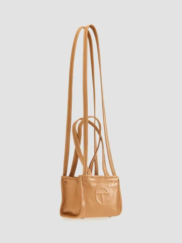 TELFAR Small Carry Logo Leather Bag