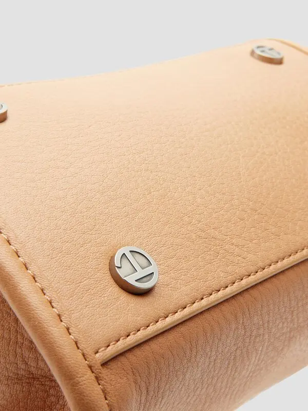 TELFAR Small Carry Logo Leather Bag