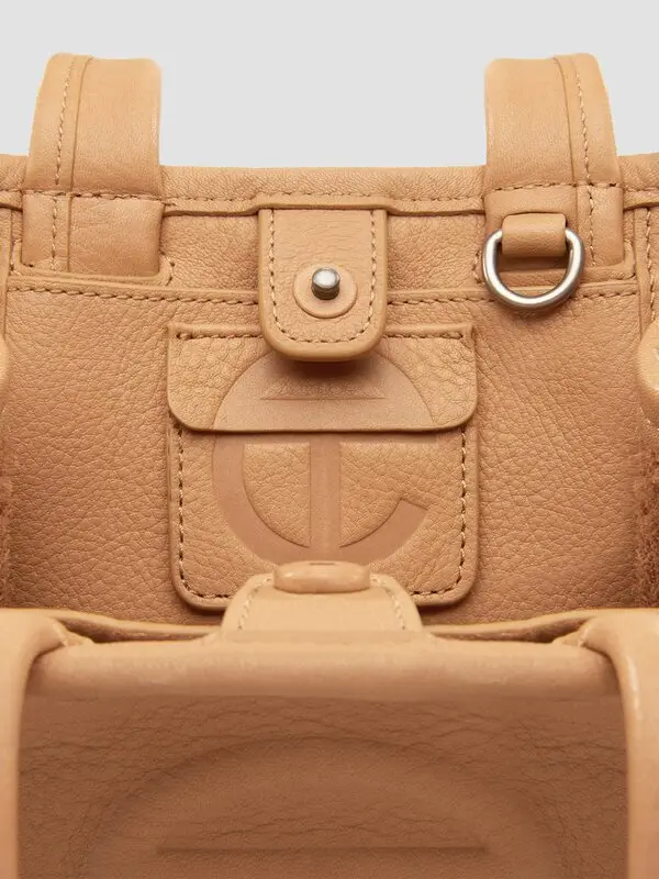 TELFAR Small Carry Logo Leather Bag