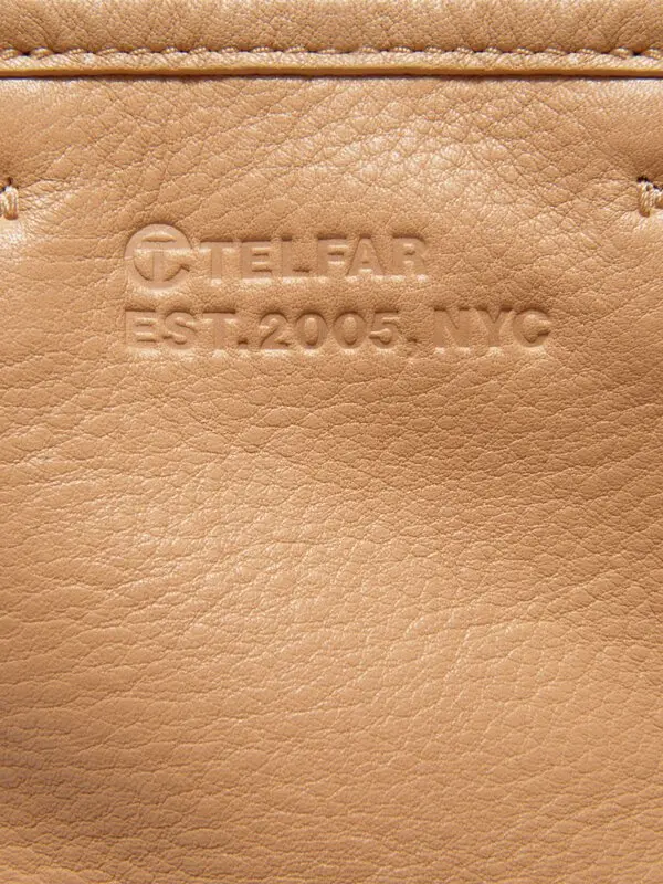 TELFAR Small Carry Logo Leather Bag