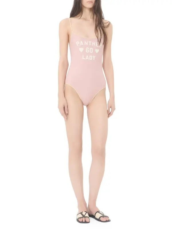 Valentino Garavani Printed Lycra One-piece Swimsuit