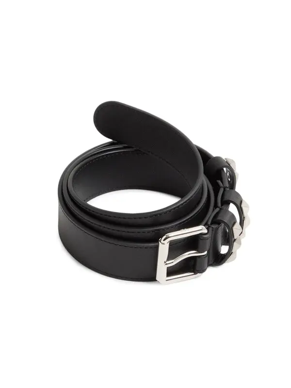 Valentino Garavani Flaneuse Belt In Shiny Calfskin 30mm