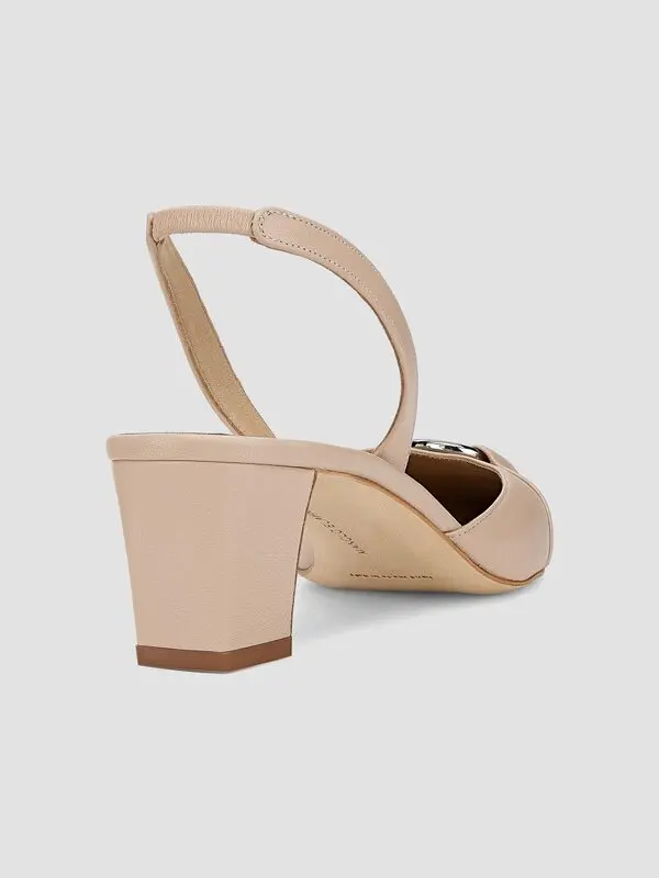 Manolo Blahnik Trixa 50mm Leather Pumps