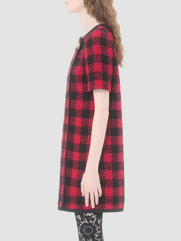 Valentino Garavani Damier Tweed Short Dress