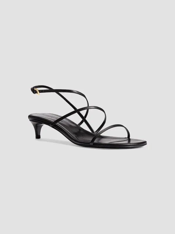 Khaite Loop Strappy Leather Sandals