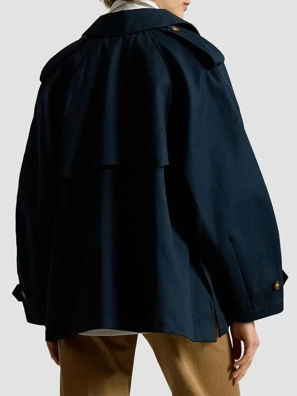 Polo Ralph Lauren Cotton Twill Balloon Trench Coat