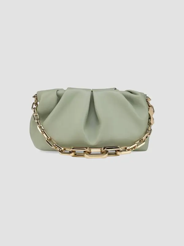 CHRISTIAN LOUBOUTIN Eva Small Leather Shoulder Bag - Haiiro