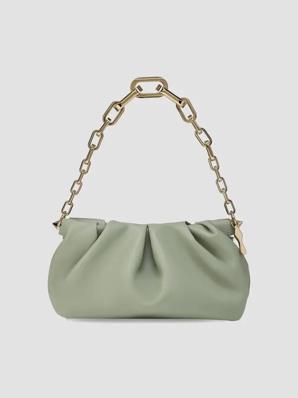 CHRISTIAN LOUBOUTIN Eva Small Leather Shoulder Bag - Haiiro