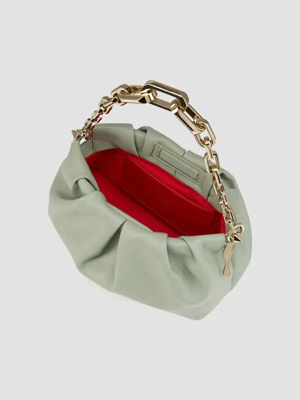CHRISTIAN LOUBOUTIN Eva Small Leather Shoulder Bag - Haiiro