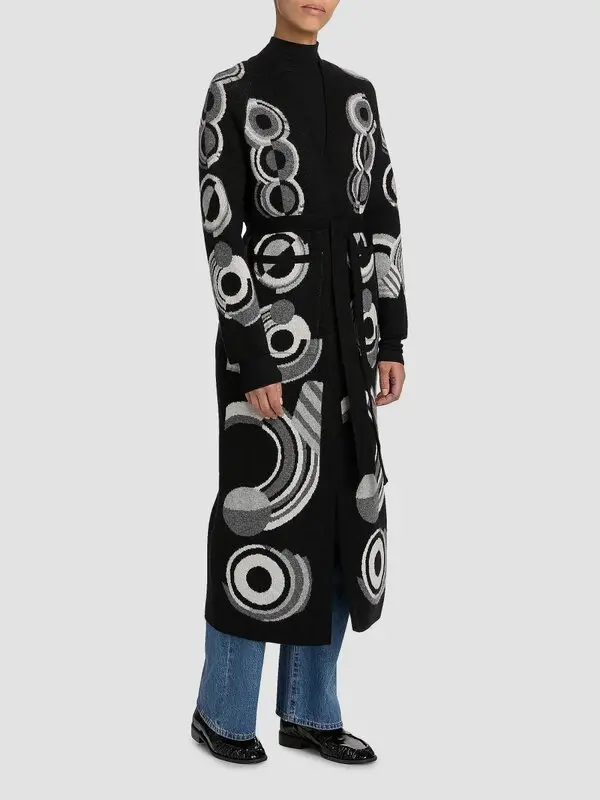 Libertine Sonia Longline Cashmere Belted Cardigan