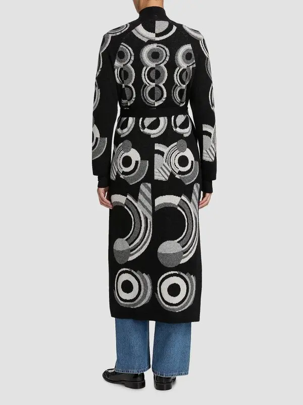 Libertine Sonia Longline Cashmere Belted Cardigan