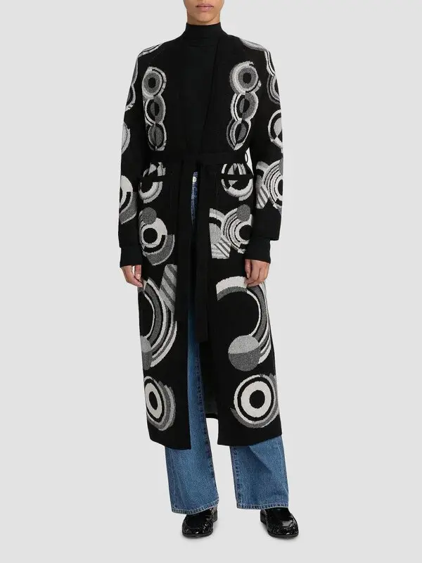 Libertine Sonia Longline Cashmere Belted Cardigan