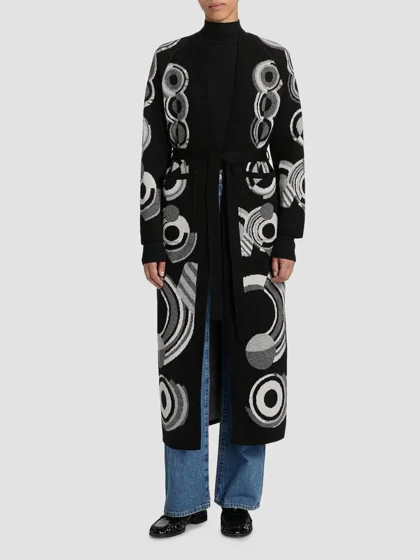 Libertine Sonia Longline Cashmere Belted Cardigan