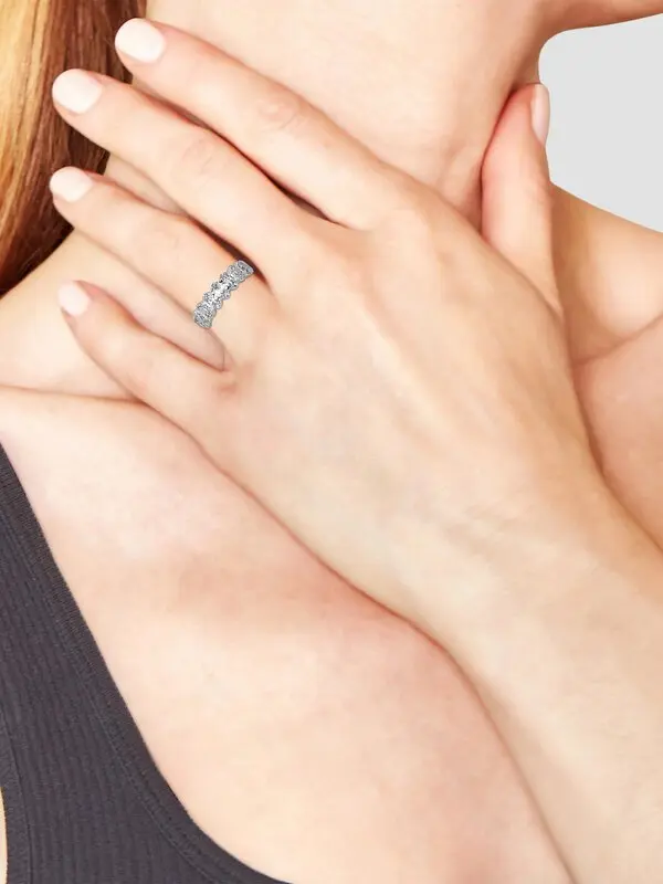 LAB GROWN DIAMONDS Platinum & Oval Lab-grown Diamond Eternity Band/2.00-5.00 Tcw