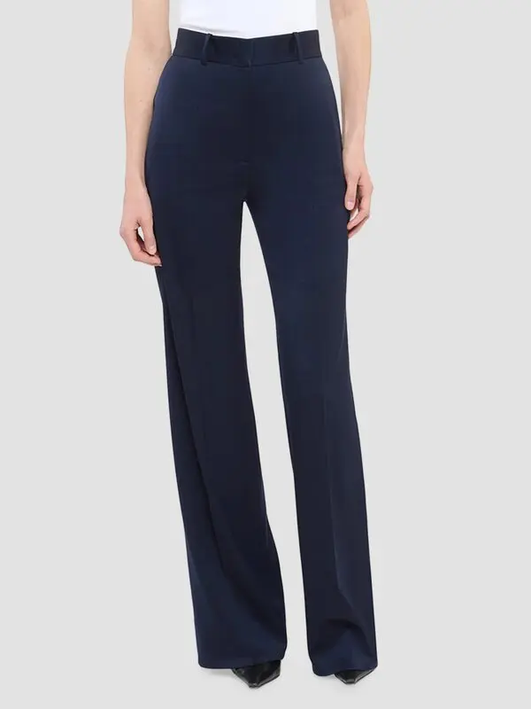Another Tomorrow Wide Leg Suit Pants