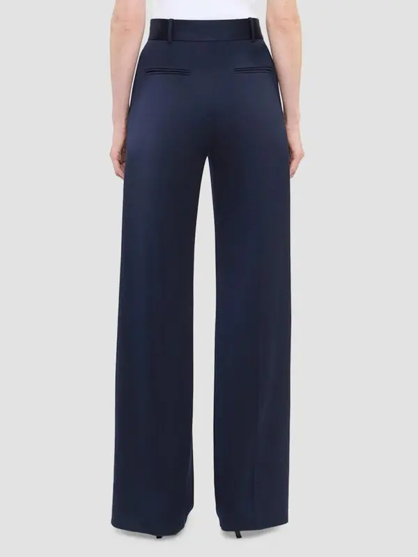 Another Tomorrow Wide Leg Suit Pants