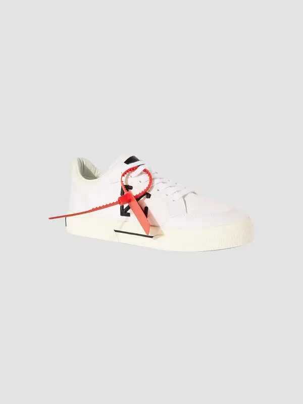Off-White Vulcanized Canvas Low-top Sneakers