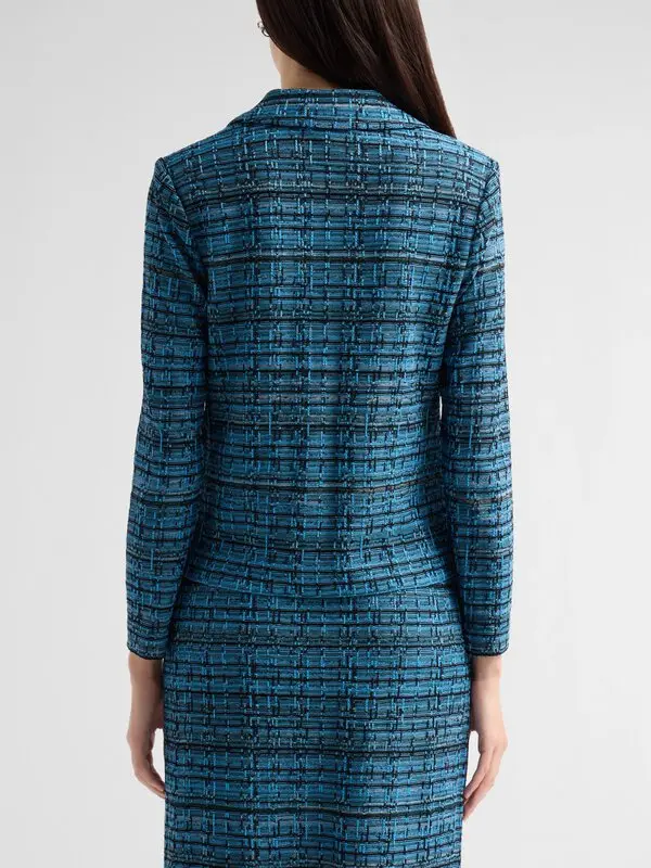 Ming Wang Tweed Knit Jacket