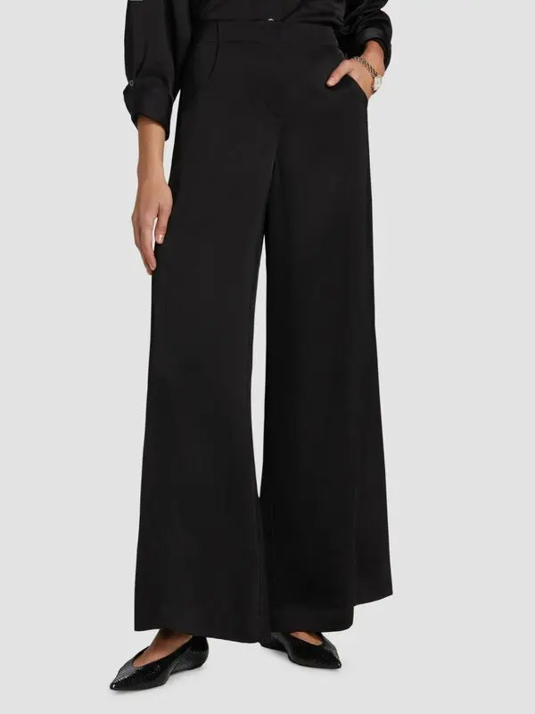 TWP Demie Linen-blend Straight-leg Pants