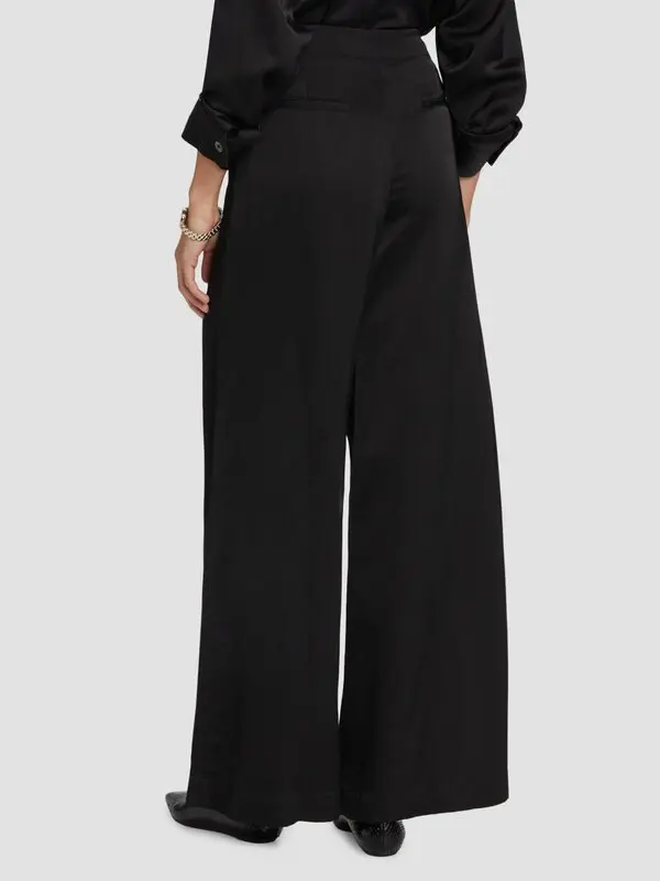 TWP Demie Linen-blend Straight-leg Pants