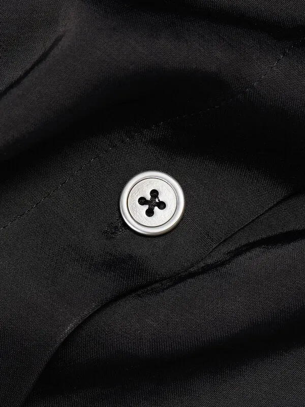 TWP Soon To Be Ex Linen-blend Crop Shirt