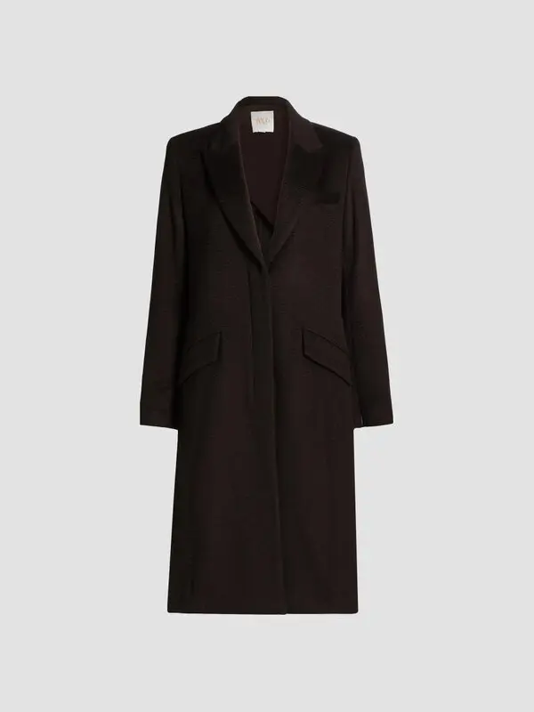 TWP New Cash Camel Coat - Chocolate
