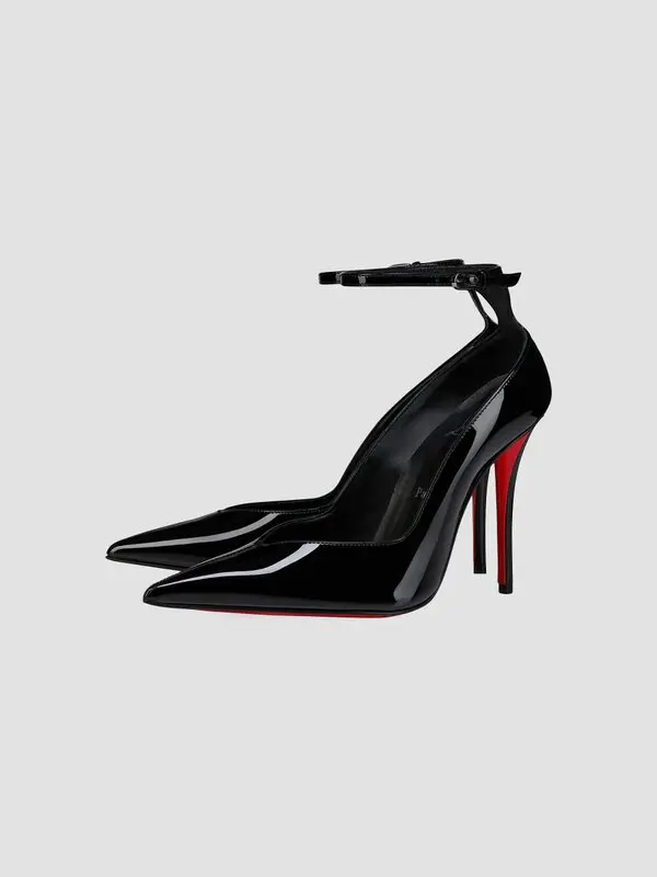 CHRISTIAN LOUBOUTIN Erozee 100mm Patent Leather Pumps - Black