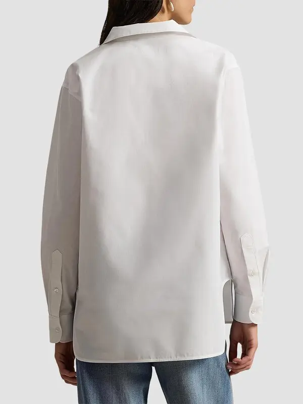 Polo Ralph Lauren Lace-up Bib Cotton Shirt