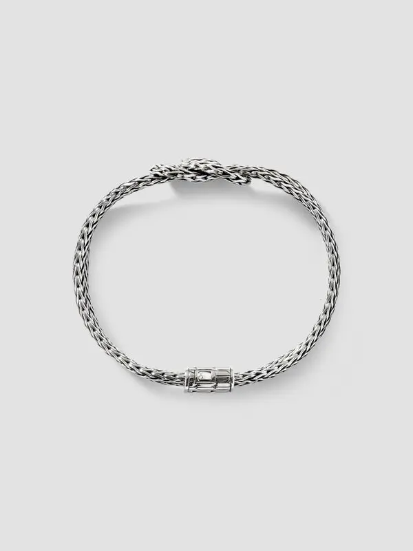 John Hardy Love Knot Sterling Double-chain Bracelet/3.5